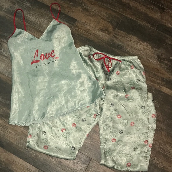 Coca Cola | Intimates & Sleepwear | Authentic Cocacola Pajama Set ...